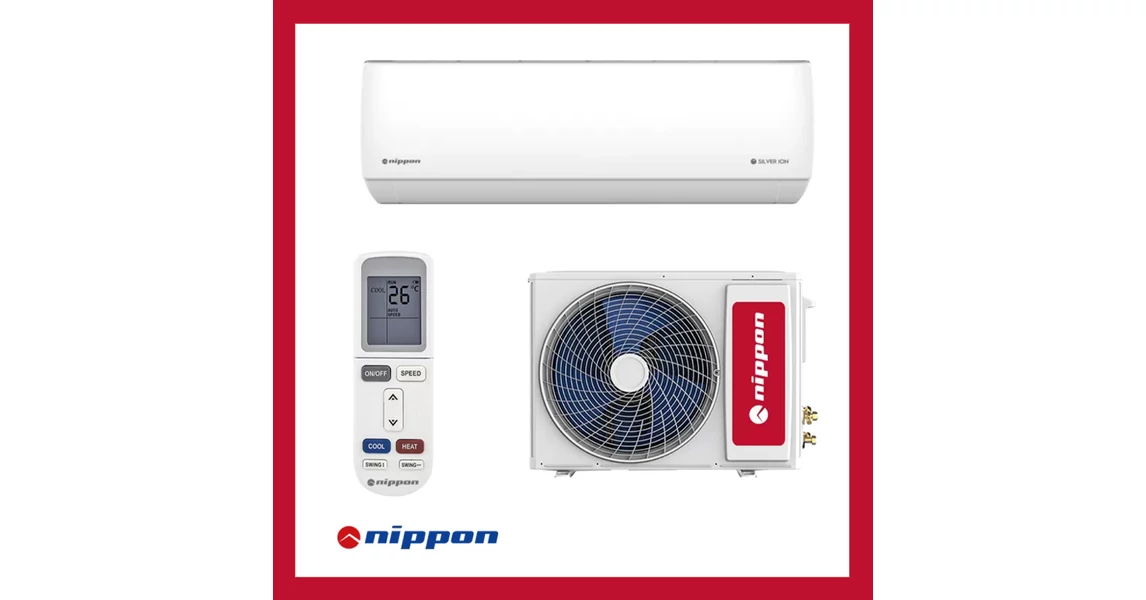 Nippon KFR 09DC SILVER ION Inverteres Split Klíma 2,65kW