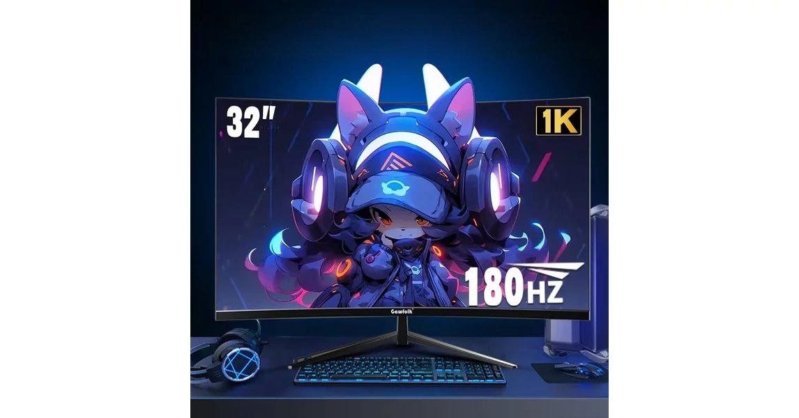 Gawfolk 32 180Hz ívelt monitor GH9690280